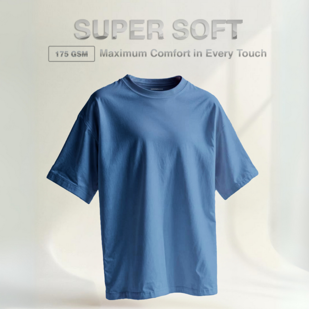 Jual Common Goods Short Sleeve Super Soft Oversize T-Shirts - Banda ...