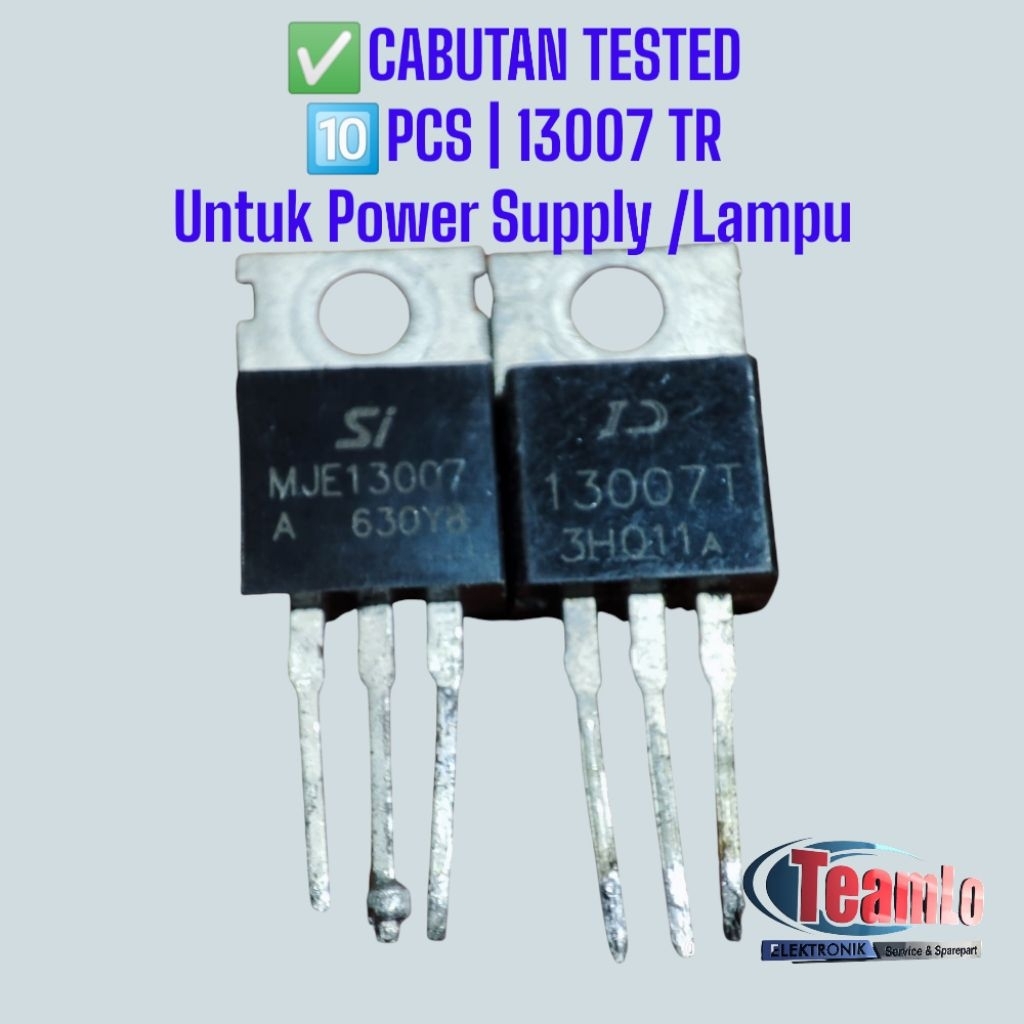 Jual 10 PCS Transistor 13007 Tested | Ori Cabutan | TR Power Supply ...