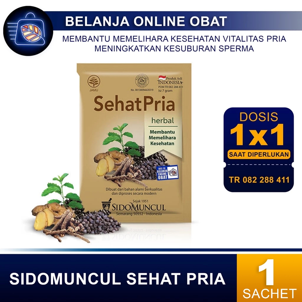 Jual SIDO MUNCUL JAMU SEHAT PRIA 1'S // Memelihara Kesehatan Tubuh ...