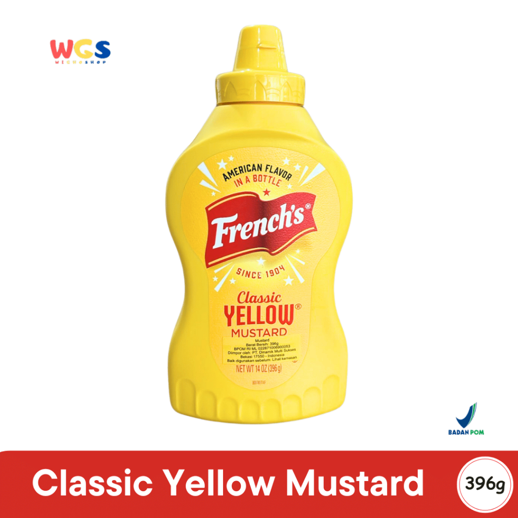 Jual French's Classic Yellow Mustard 396g – Saus Mustard Kuning Klasik ...