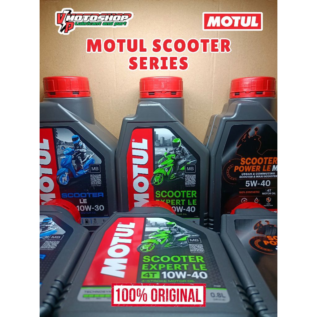 Jual [Matic Series] Oli Motul ScooterLE/ExpertLE/PowerLE - SAE 10W30 ...