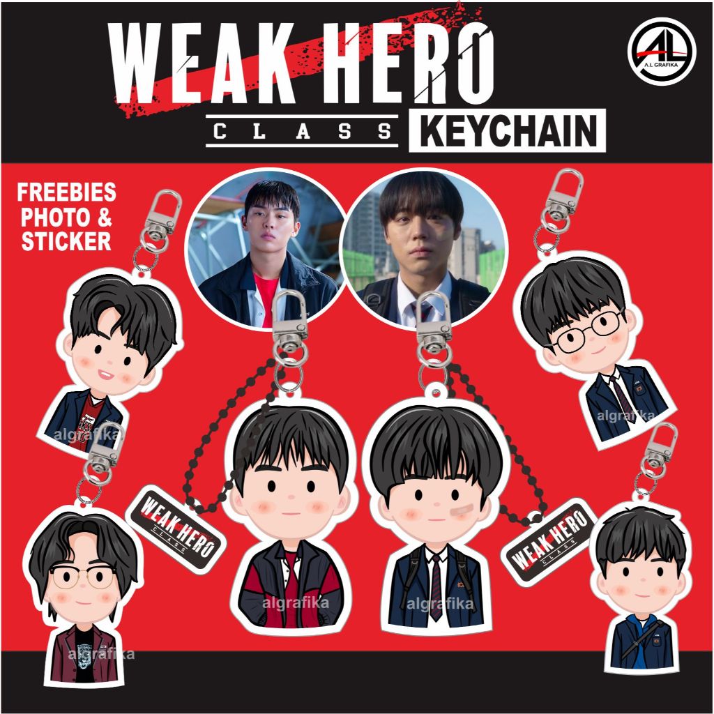 Jual KEYCHAIN WEAK HERO CLASS KDRAMA GANTUNGAN KUNCI CHOI HYUN WOOK ...