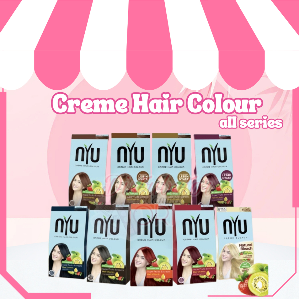 Jual NYU Creme Hair Color BOX | Nyu Hair Color | HAIR COLOR NYU ...