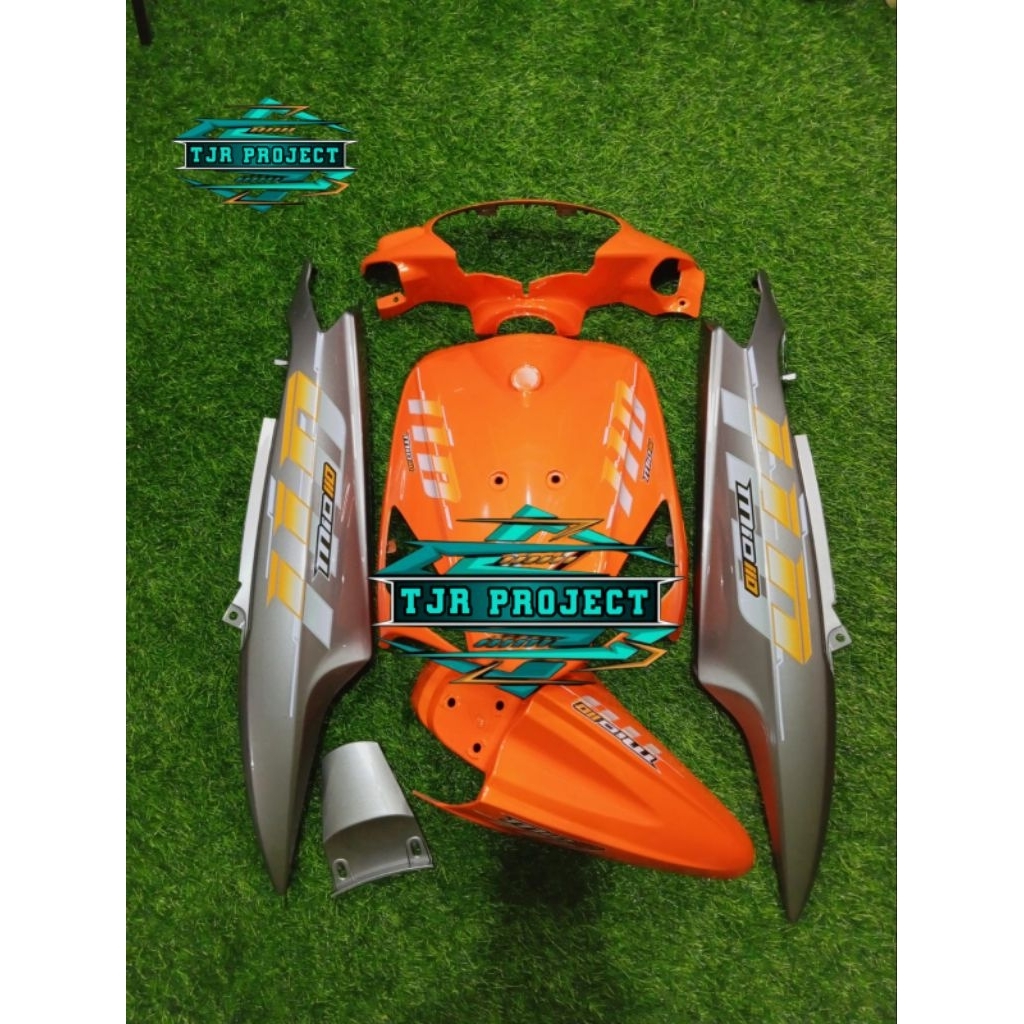 Jual Full Body Halus Yamaha Mio Sporty 5TL Orange Grey Vietnam Style ...