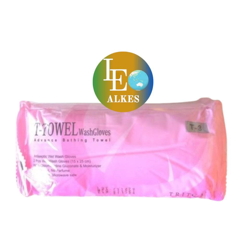 Jual T Towel Wash Gloves Tissue isi 20 Pcs 15 x 25 Cm / Washlap Handuk ...