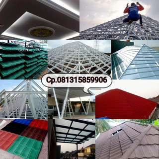 Jual jasa pemasangan rangka atap baja ringan,untuk bangunan rumah ...