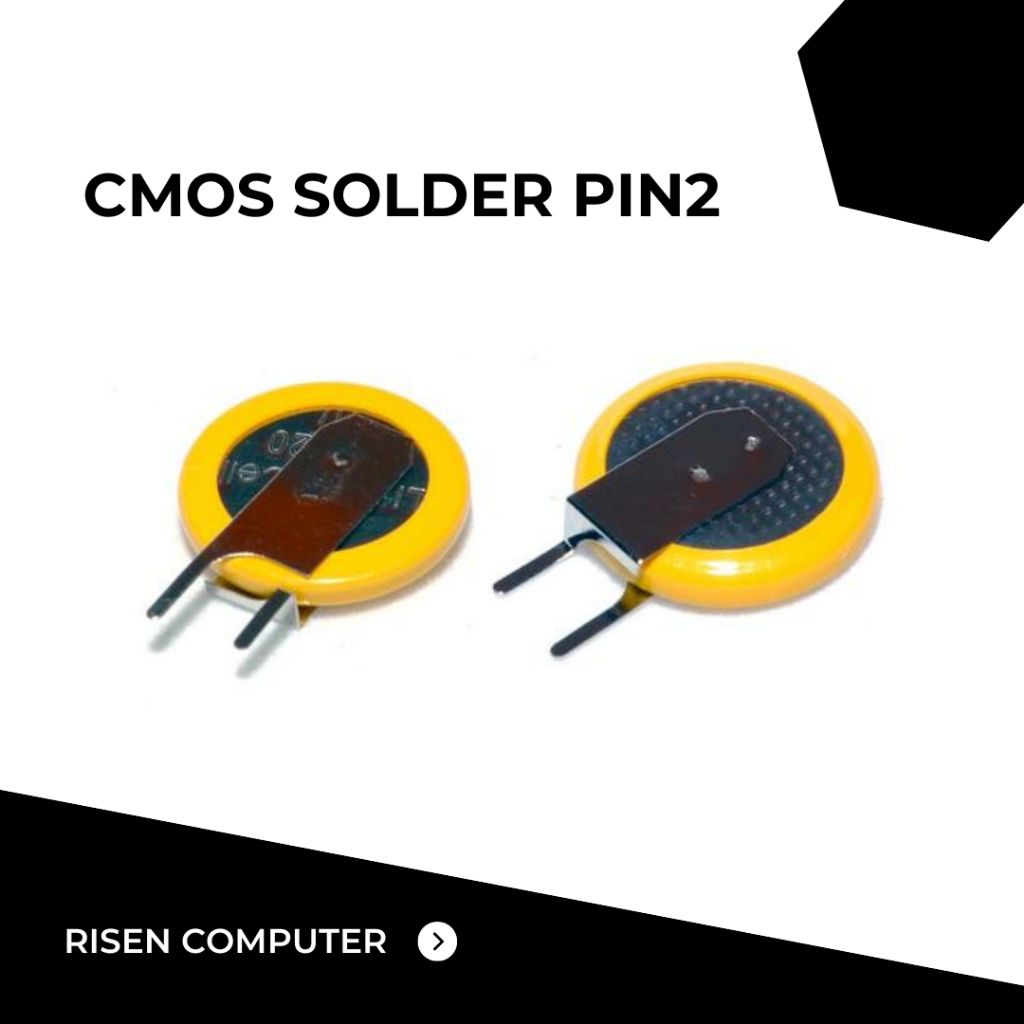 Jual CMOS BIOS SOLDER 2PIN CR1220 Model Tanam Small Kecil 2 Pin Kaki ...