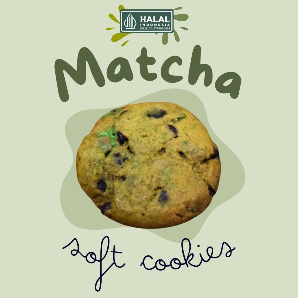 Jual Matcha Soft Cookies by Ovine | Shopee Indonesia
