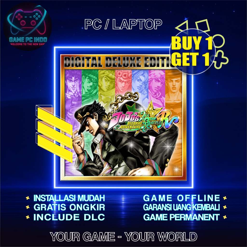 Jual JoJos Bizarre Adventure All-Star Battle R Deluxe Edition PC Laptop ...