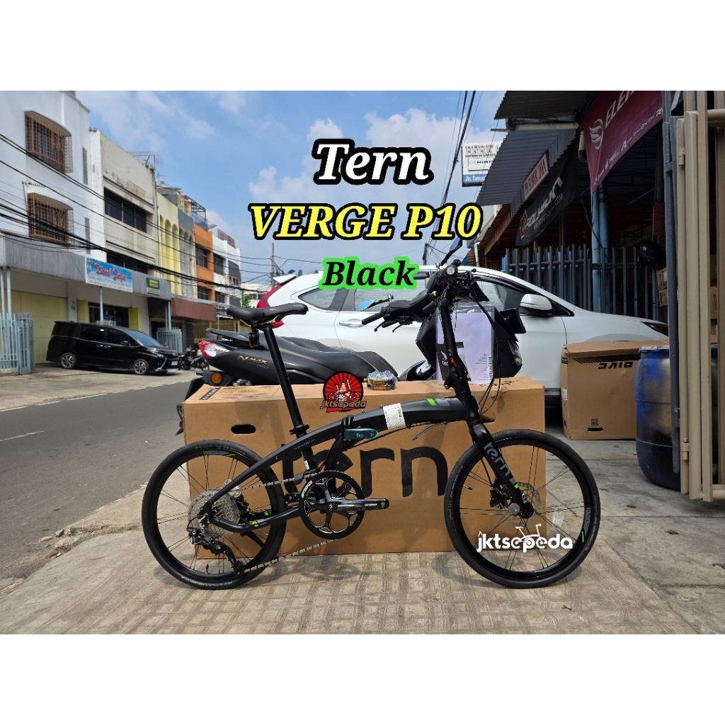 Jual Sepeda Lipat Tern VERGE P10 | Shopee Indonesia