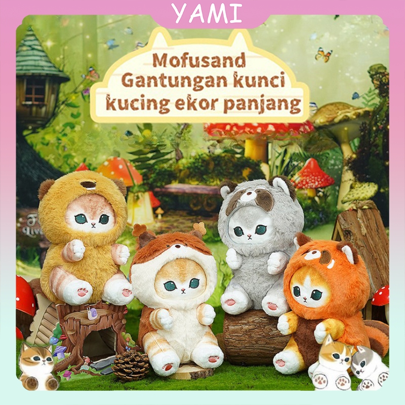 Jual liontin tas Mofusand Cat Fushandi Mini Doll | Gantungan Kunci ...