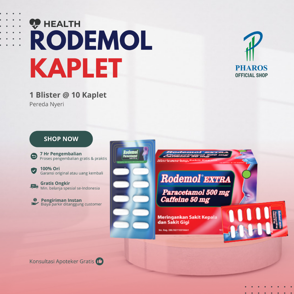 Jual Rodemol Paracetamol dan Rodemol Extra | Shopee Indonesia