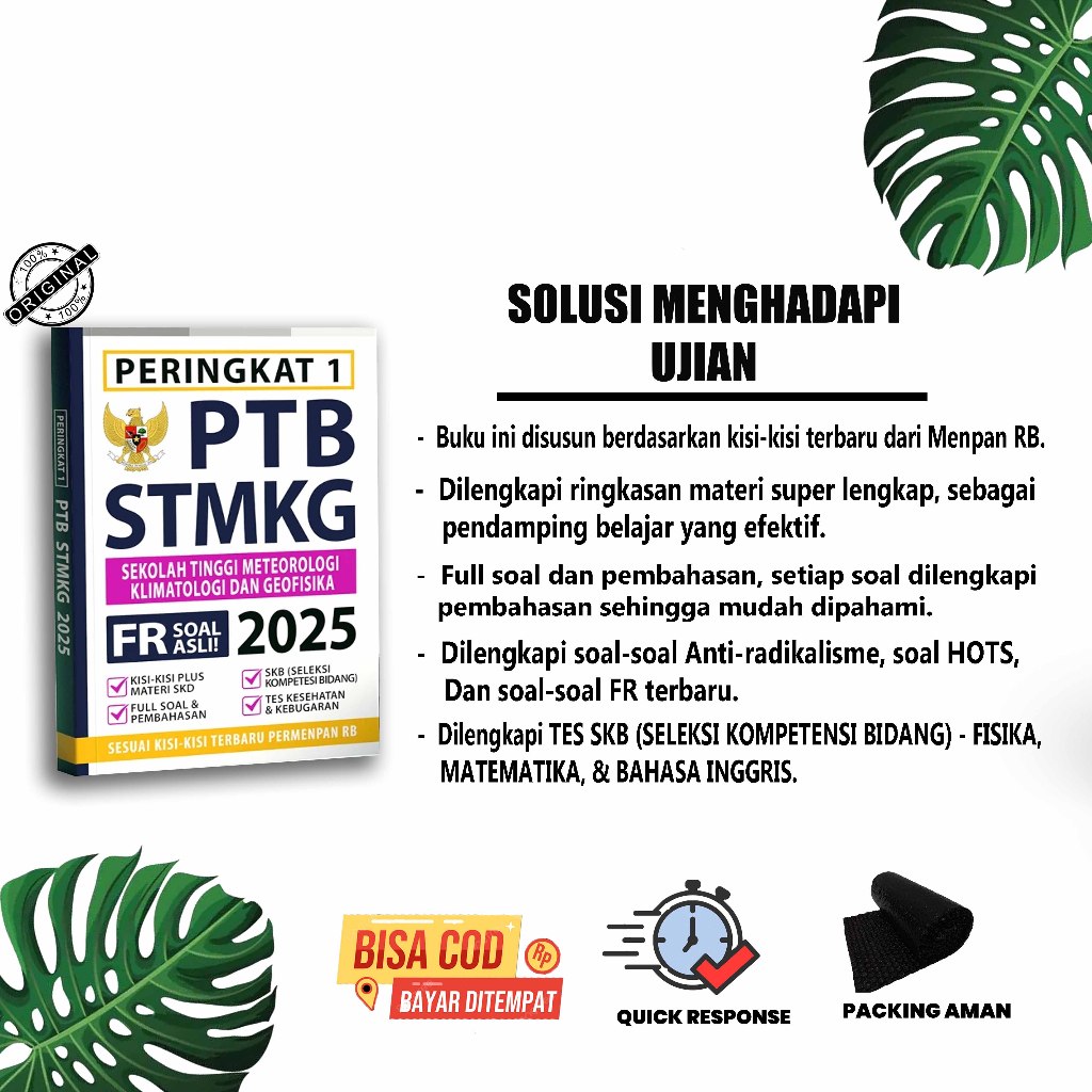 Jual Buku Stmkg 2025 - Buku Tes STMKG Modul Tes Stmkg Fresh Update 2025 ...