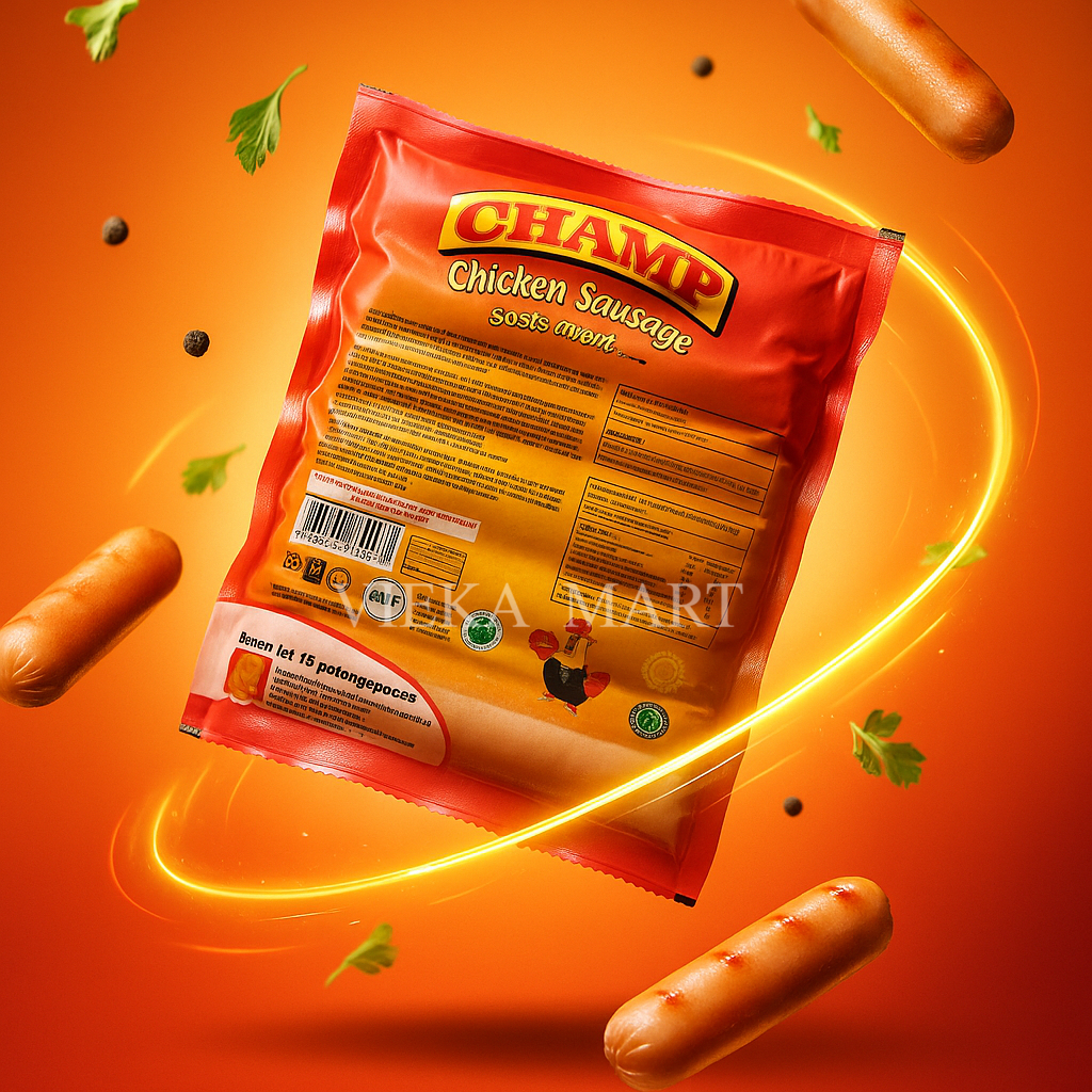 Jual Champ Sosis Ayam 375gr isi 15 pcs | Shopee Indonesia