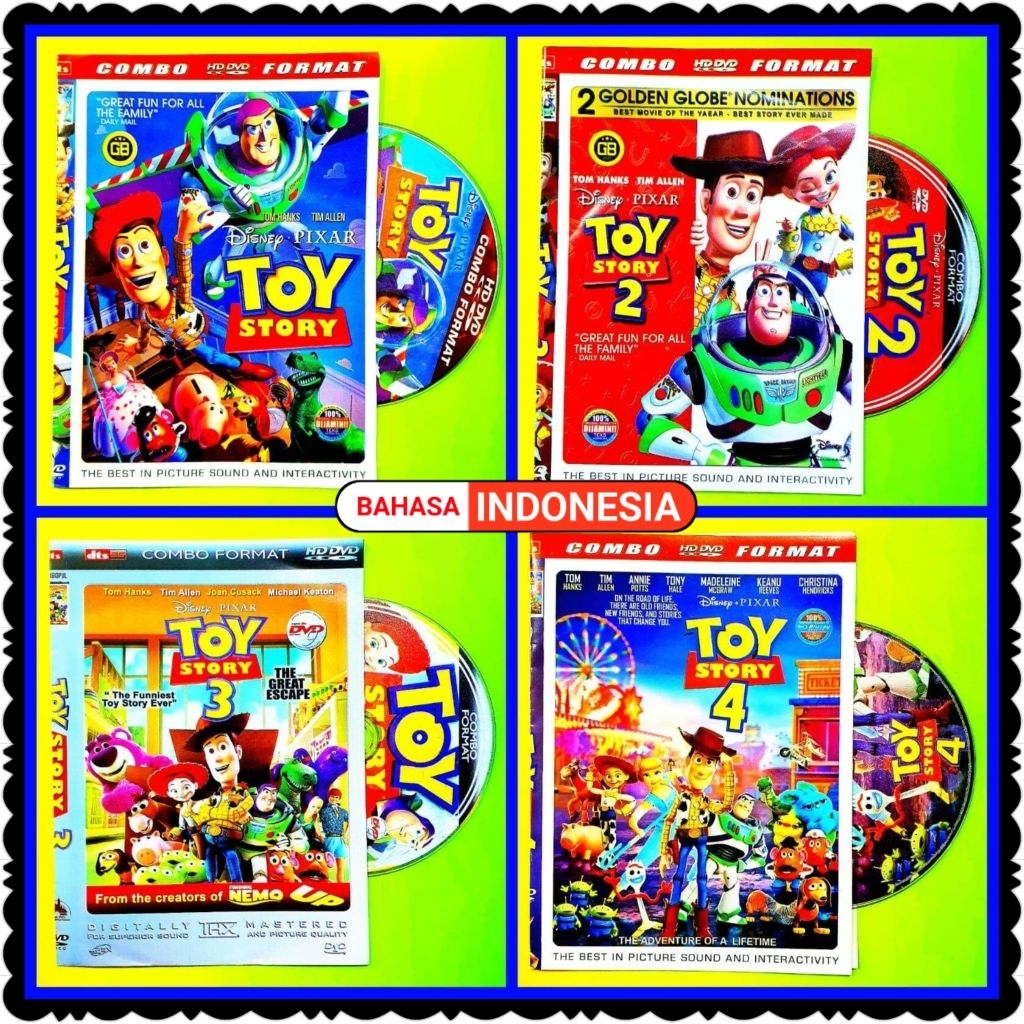 Jual KASET FILM KARTUN TOY STORY DUBBING BAHASA INDONESIA-KASET FILM ...