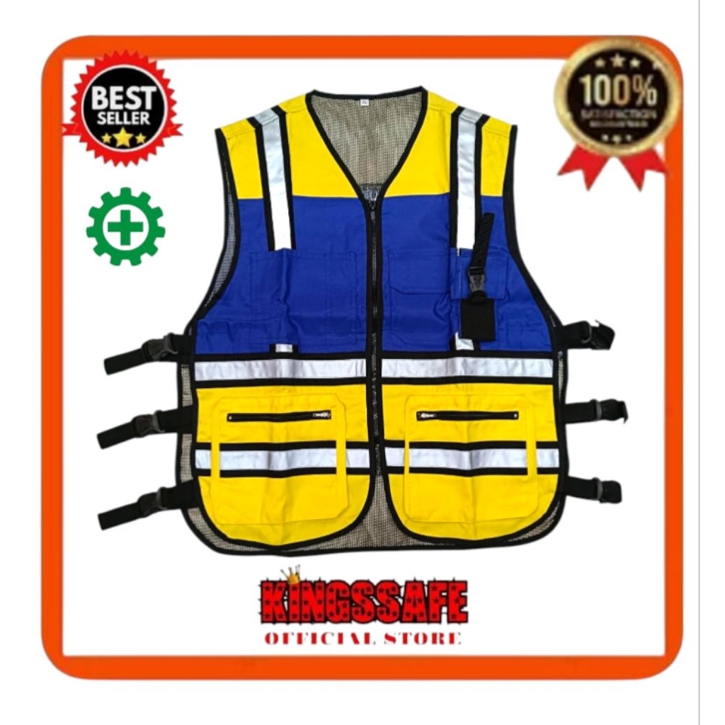 Jual ROMPI SAFETY WARNA KUNING KOMBINASI BENHUR/ ROMPI BAHAN TASLAN ...