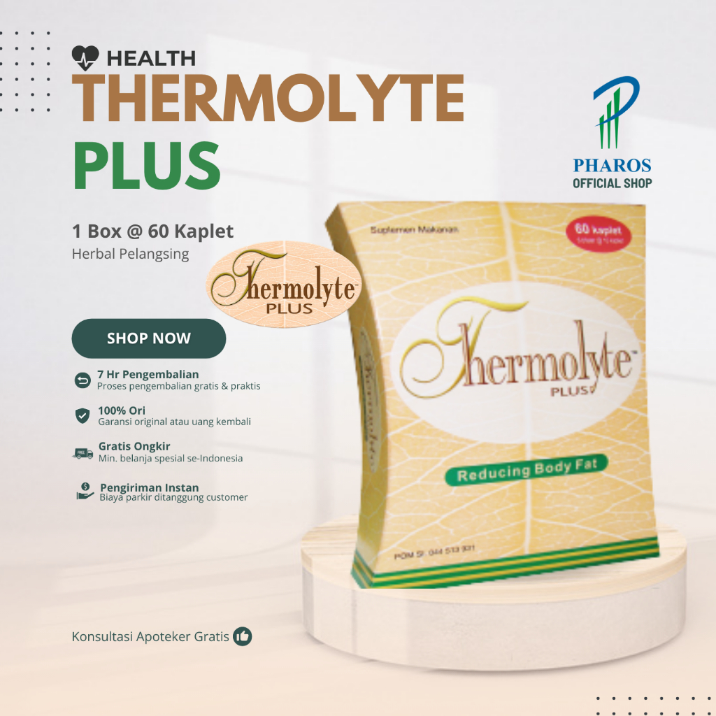 Jual Thermolyte Plus 60 Kaplet | Shopee Indonesia