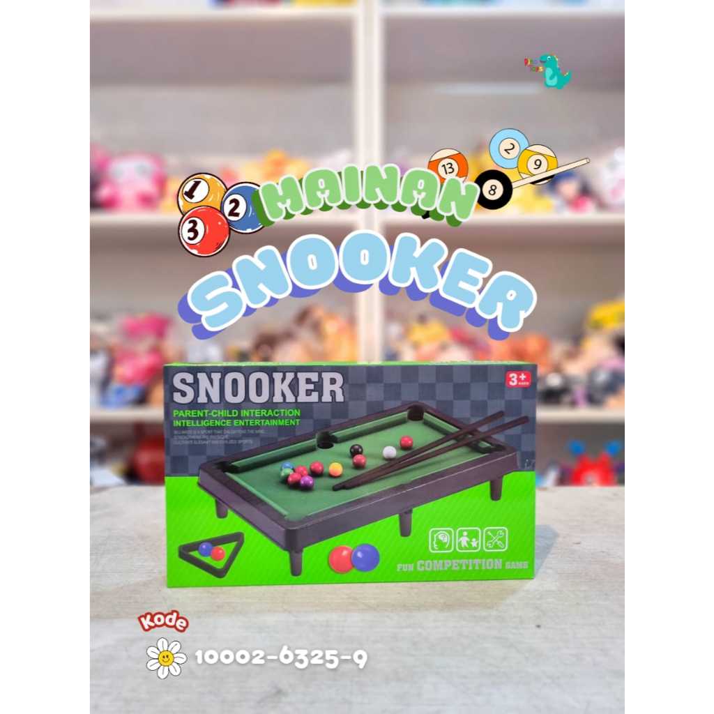 Jual SNOOKER Mainan Anak Meja Billiard Mainan Bilyard | Shopee Indonesia