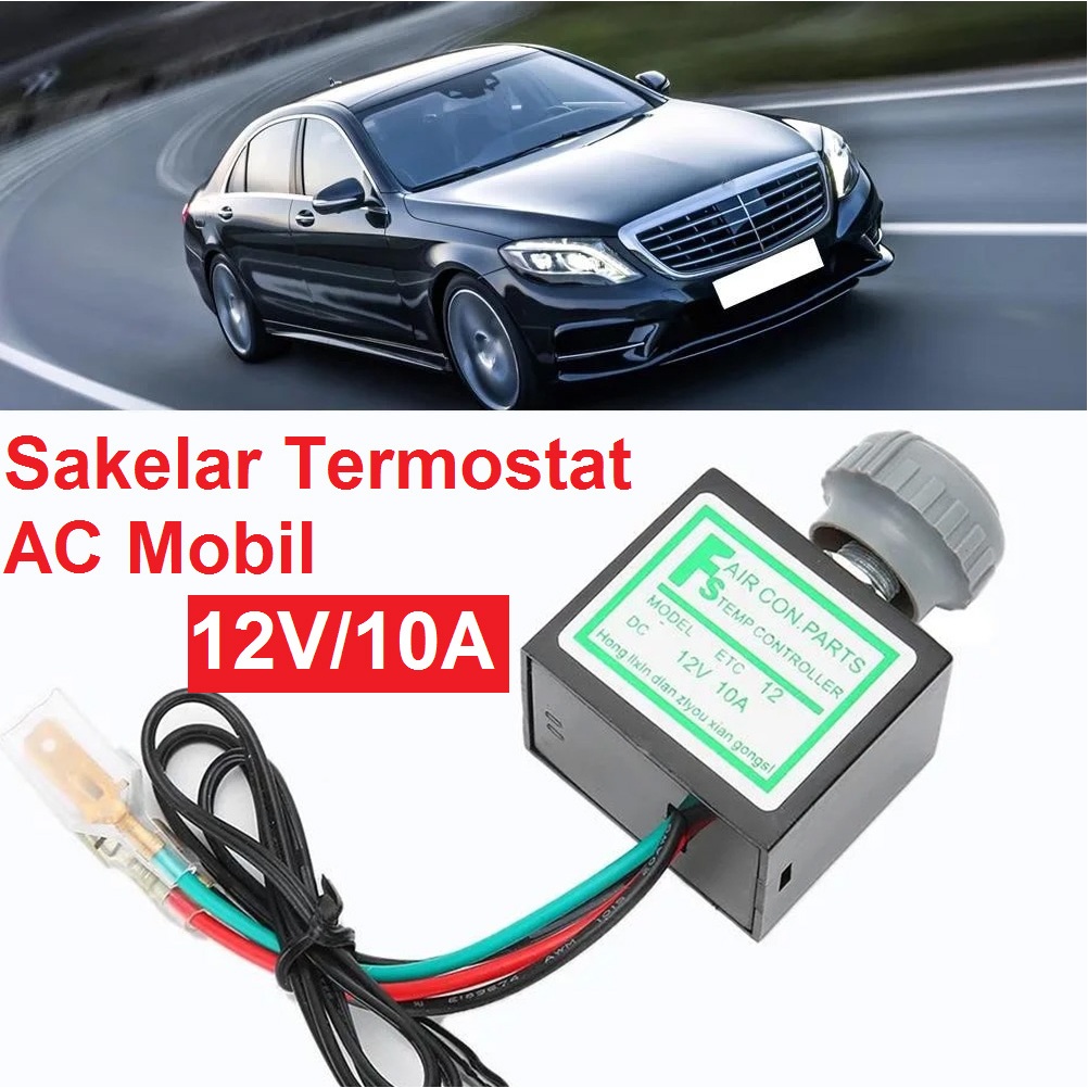 Jual Saklar Thermostat AC Mobil 12V 10A Switch Car Air Conditioner Termostat Universal Otomatis ...