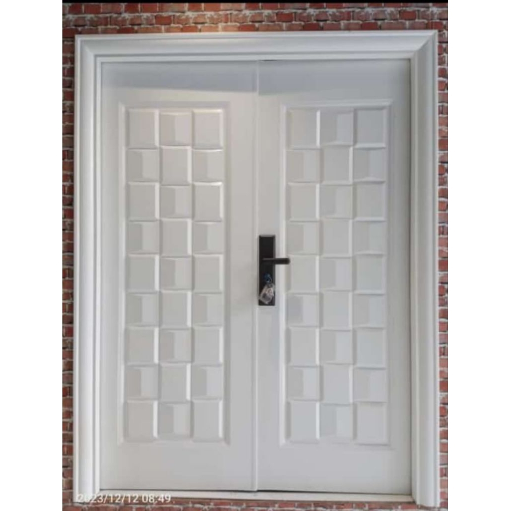 Jual (LUXURY DOUBLE 8041) Pintu Plat Baja Double Utama Pintu Kamar ...