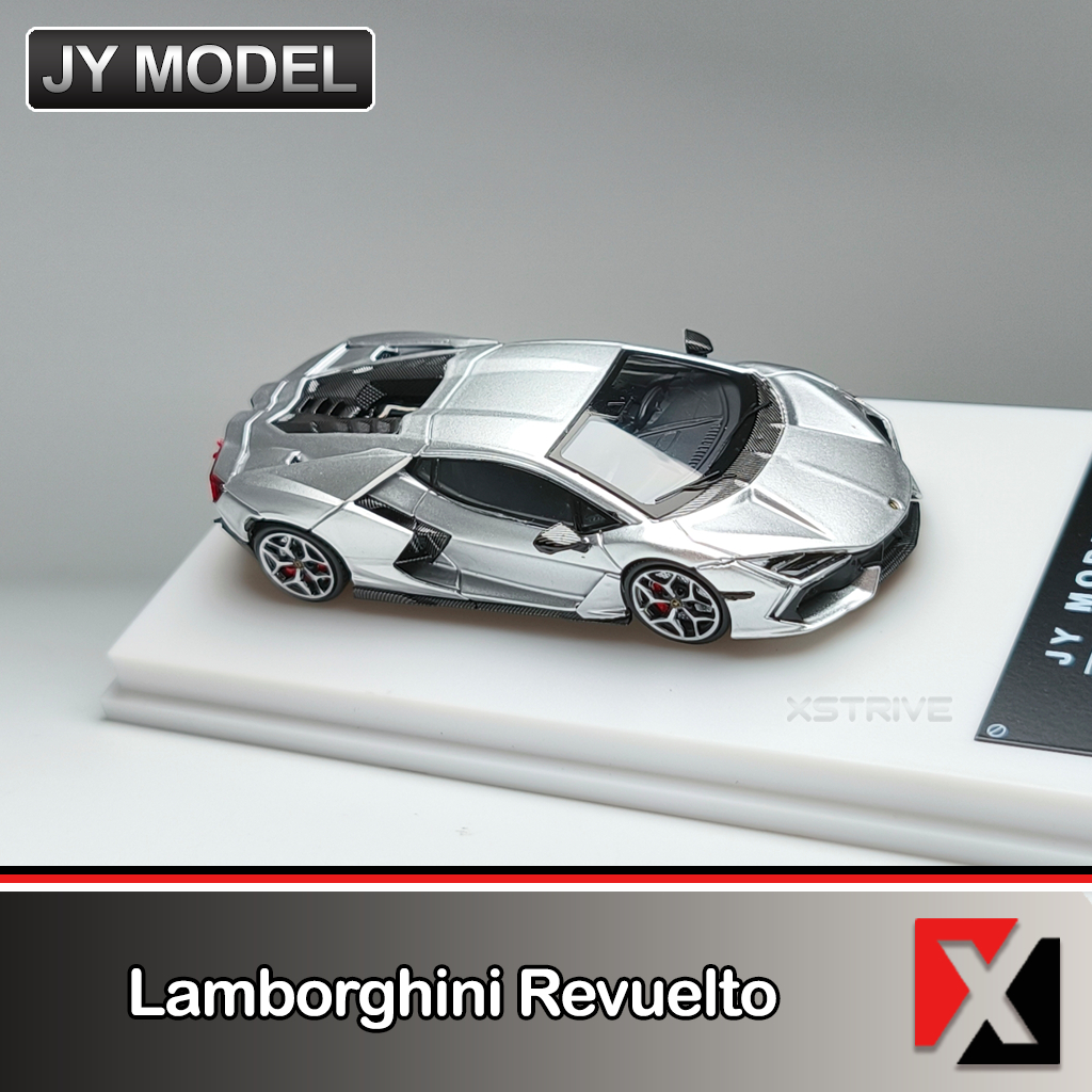 Jual JY MODEL 1:64 Lamborghini Revuelto Silver | Shopee Indonesia