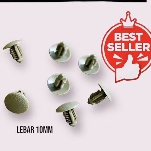 Jual kancing klip plafon mobil lebar 10mm original universal | Shopee ...