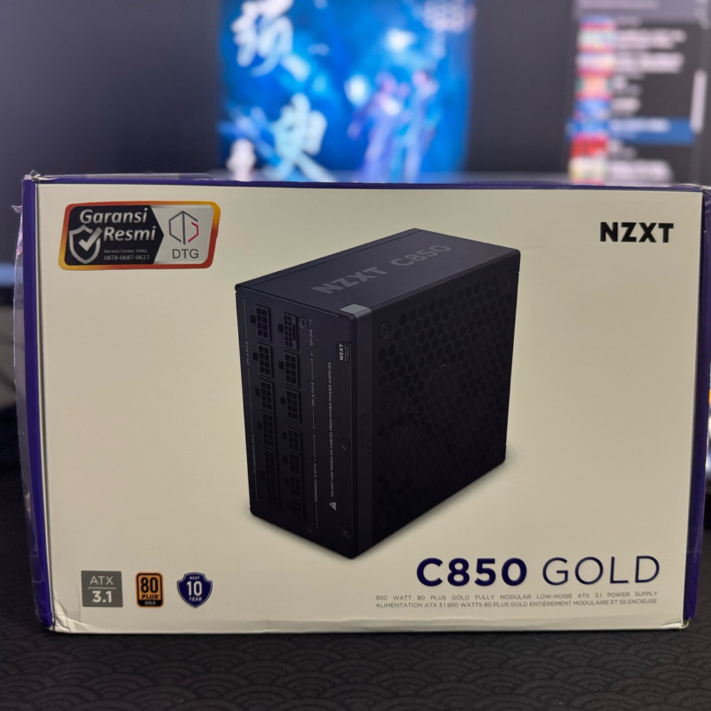 Jual NZXT C850 GOLD ATX 3.1 Power Supply 850W 80+ Gold | Shopee Indonesia