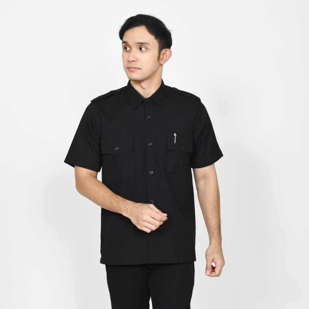 Jual PDH Reguler /Kemeja Lengan Pendek/ Tropical | Shopee Indonesia