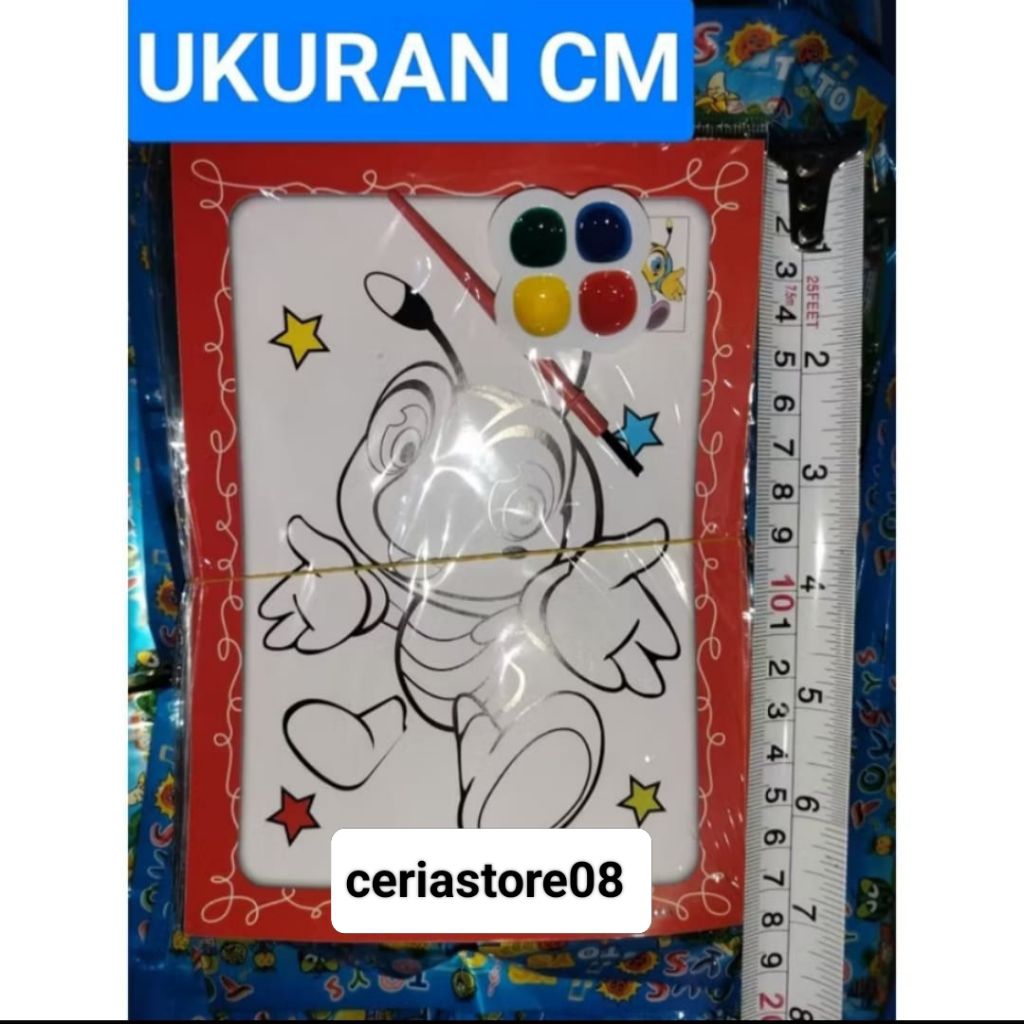 Jual 20 PCS MEWARNAI CAT AIR BESAR 17,5 x 13,5 Cm | Shopee Indonesia