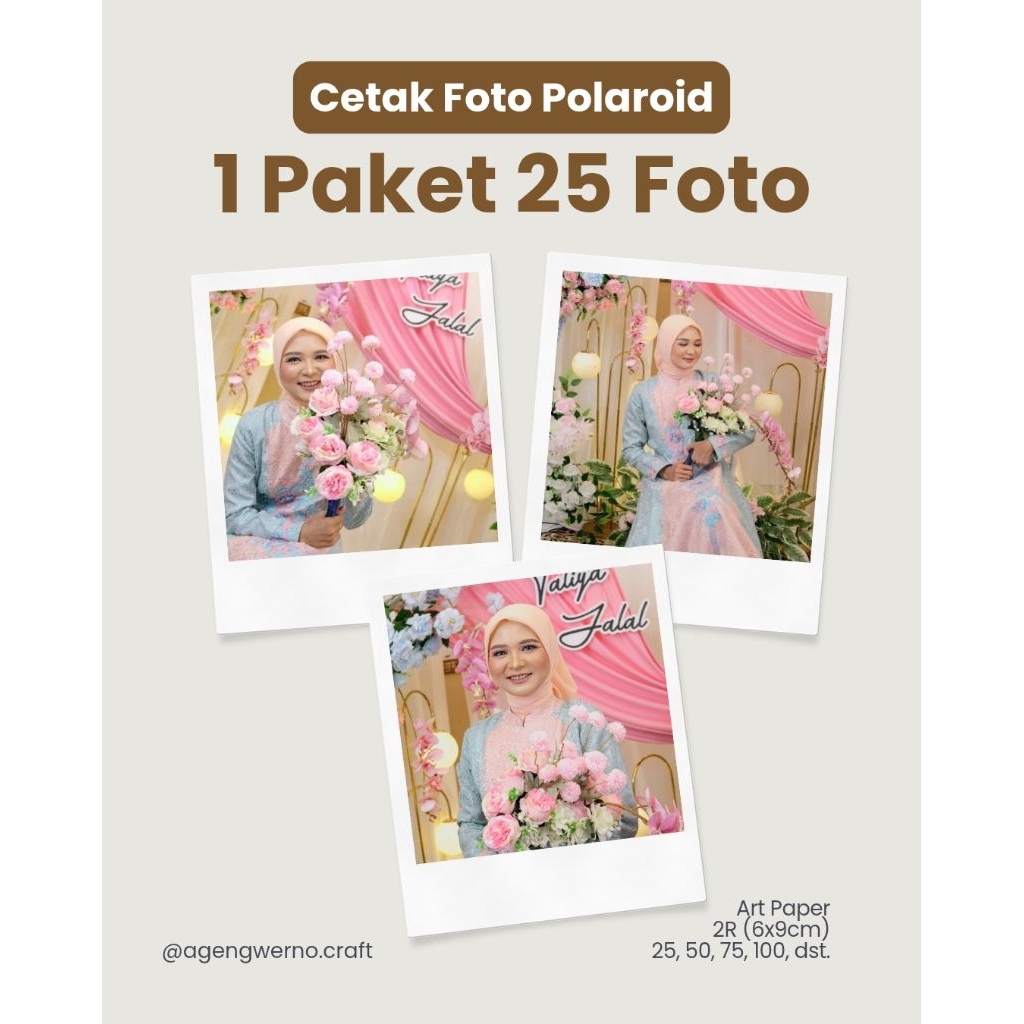 Jual Cetak Polaroid 2R 25 pcs | Shopee Indonesia