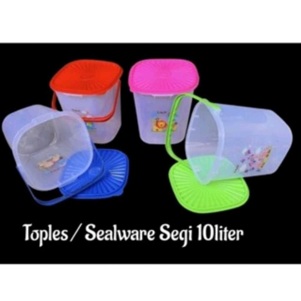 Jual Toples / Sealware Segi Gagang Kapasitas 10 liter (Merk Liong ...