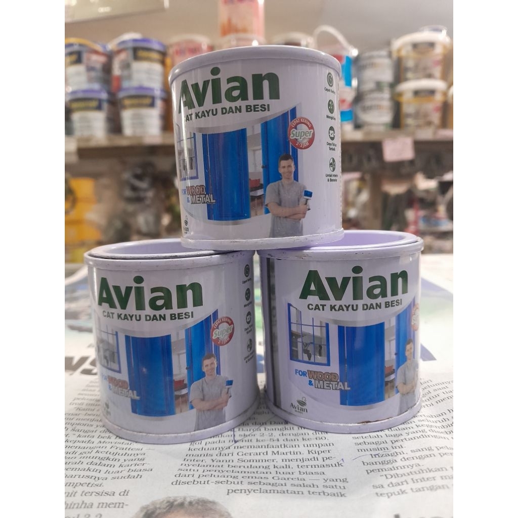 Jual CAT KAYU DAN BESI AVIAN ANTI JAMUR DAN RAYAP 100CC | Shopee Indonesia