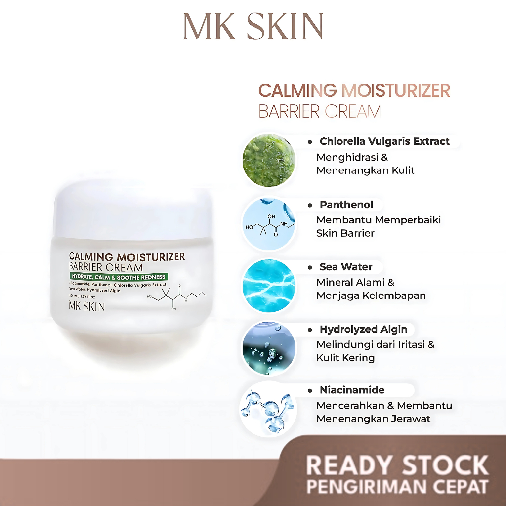Jual MK Skin Calming Moisturizer Barrier Cream - Melembapkan dan ...