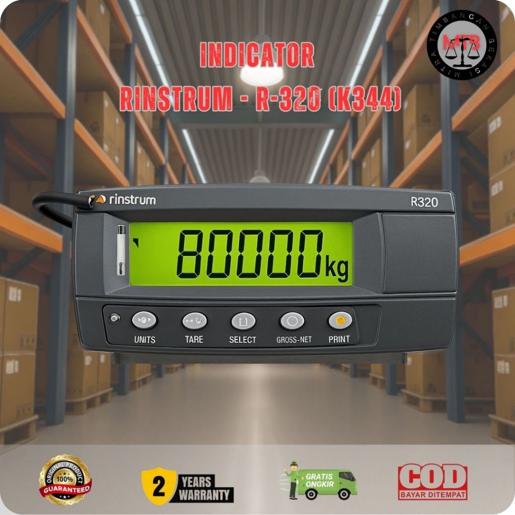 Jual indicator timbangan merk RINSTRUM - R-320 (K344) (MTB) | Shopee ...