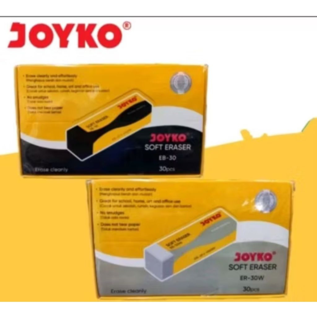 Jual (30pcs) Hapusan Joyko besar / hapusan pensil/penghapus joyko ...