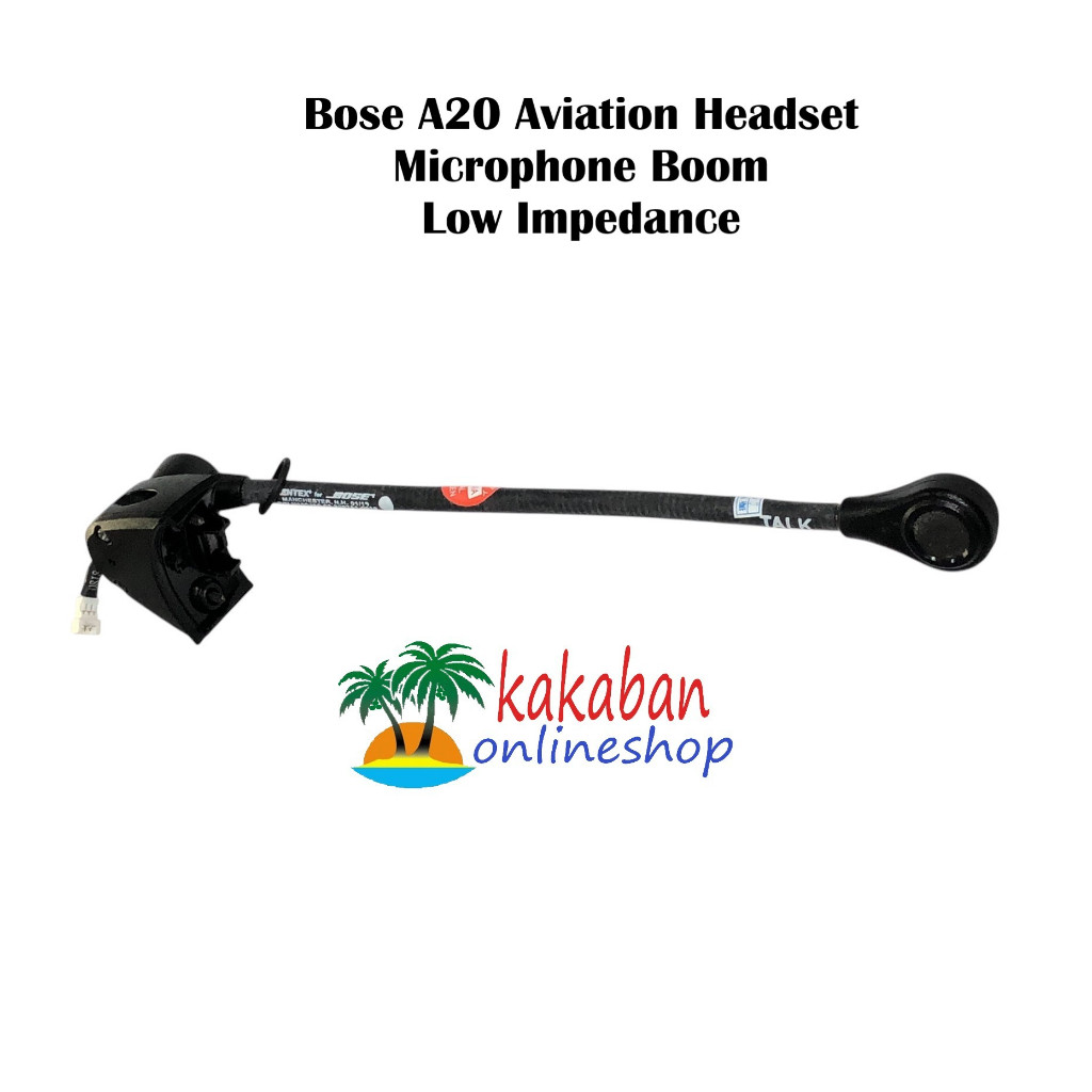 Jual Bose A20 Aviation Headset Microphone Boom LOW IMPEDANCE | Shopee ...