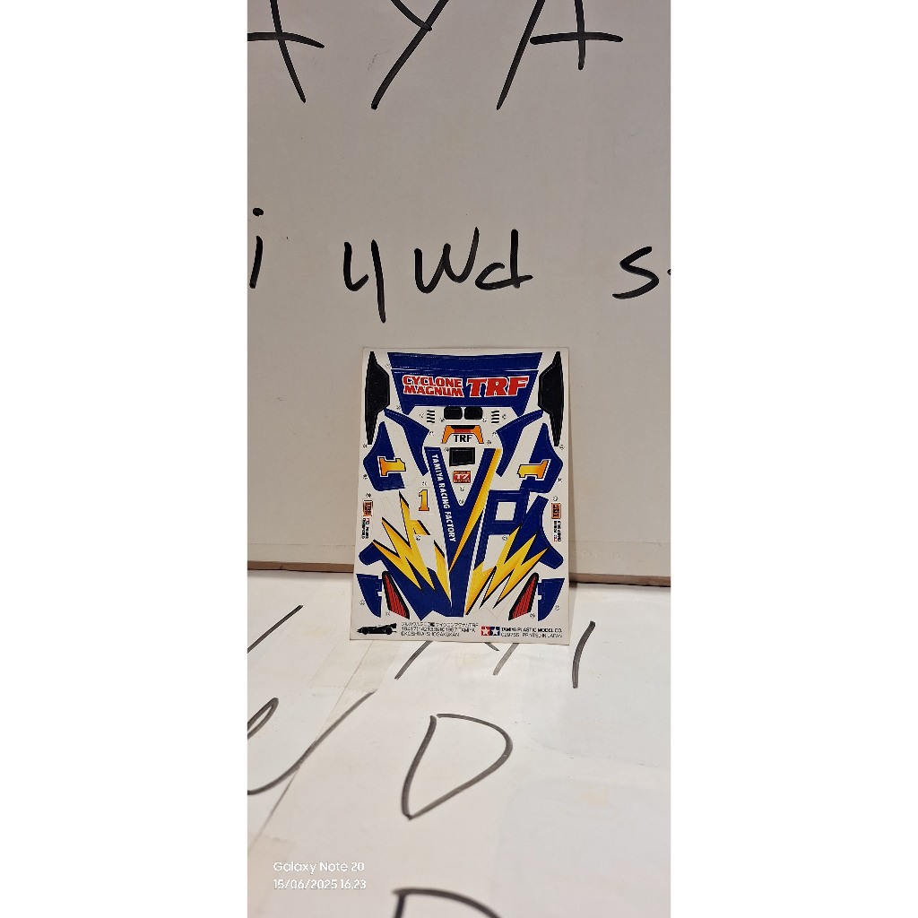 Jual Stiker/Decal Cyclone Magnum TRF original tamiya | Shopee Indonesia