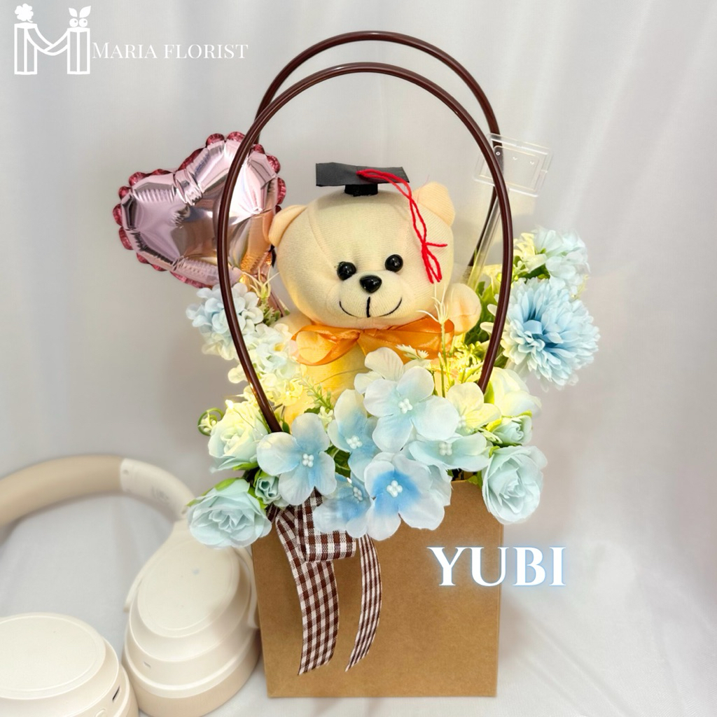 Jual KIRIM HARI INI - Bloom Box Flower Bag Bouquet LED- Buket Bunga ...