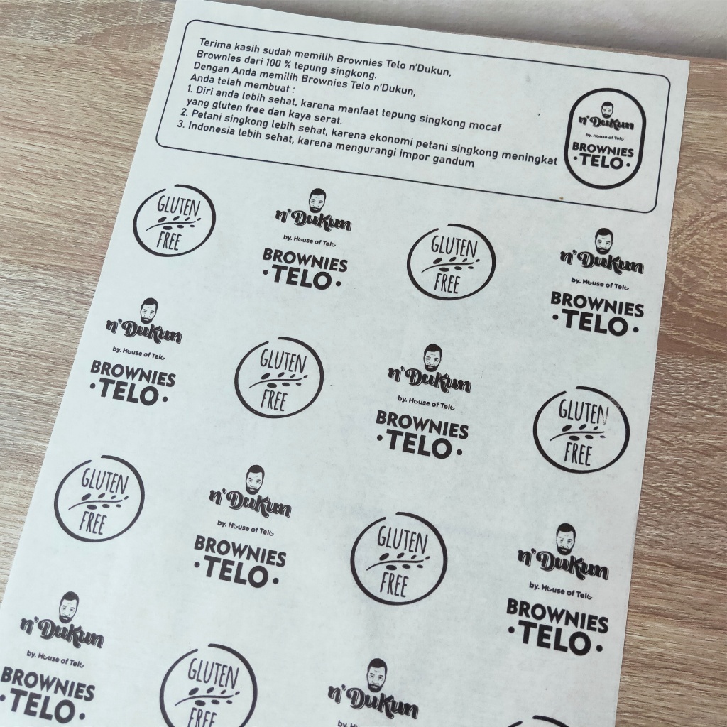 Jual CUSTOM Kertas Roti Foodgrade 17 x 24 cm - Wrap Paper / Kertas ...