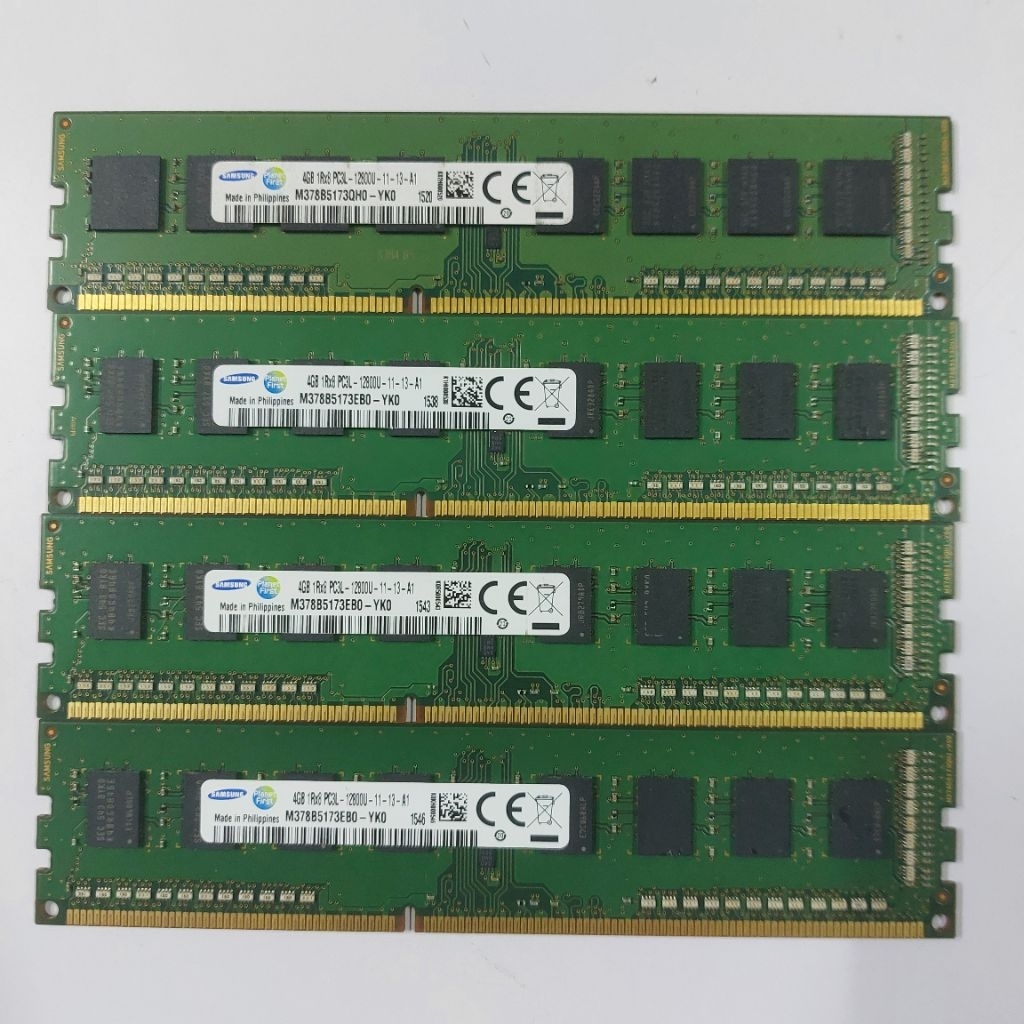 Jual Memory Ram Komputer PC / Longdimm DDR3 4 GB PC3L-12800U SAMSUNG Original | Shopee Indonesia