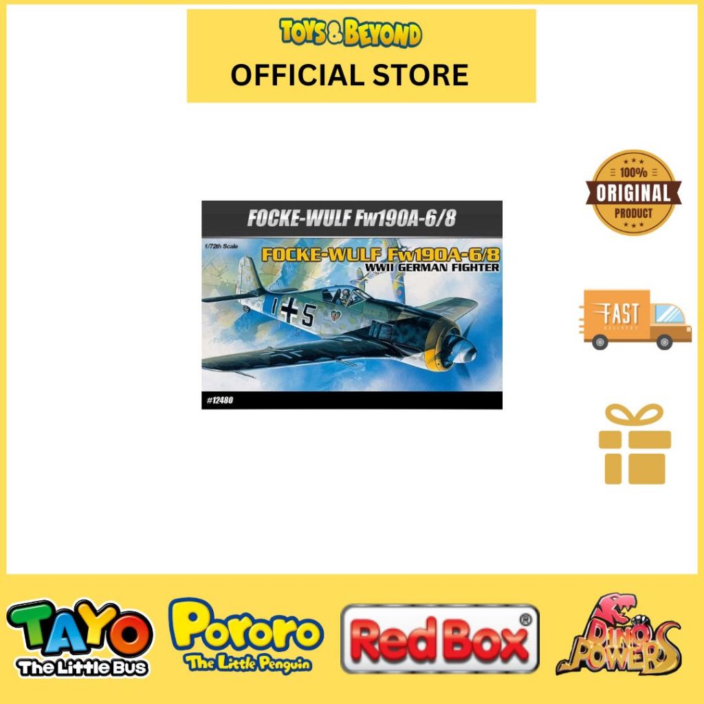 Jual Model Kit Academy Focke Wulf FW190A-6/8 1/72 12480/2120 | Shopee ...