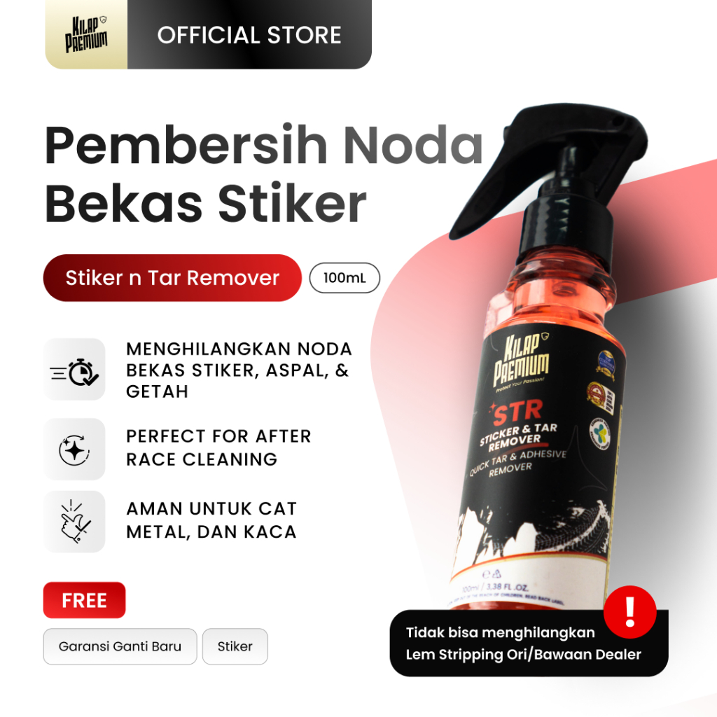 Jual STR Sticker And Tar Remover | Kilap Premium - Penghilang Bekas ...
