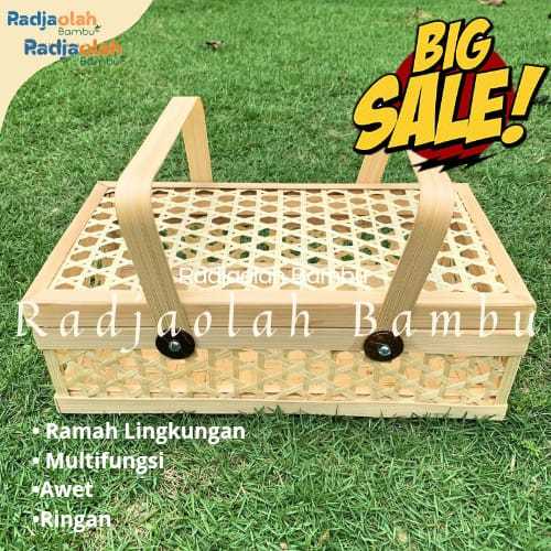 Jual Besek Bambu Kotak / Besek Hajatan / Besek Syukuran / Besek Nasi ...