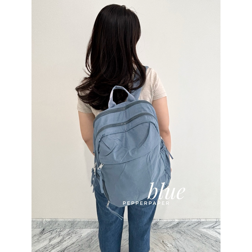 Jual [Pepper Paper] Crinkle parachute backpack | Shopee Indonesia