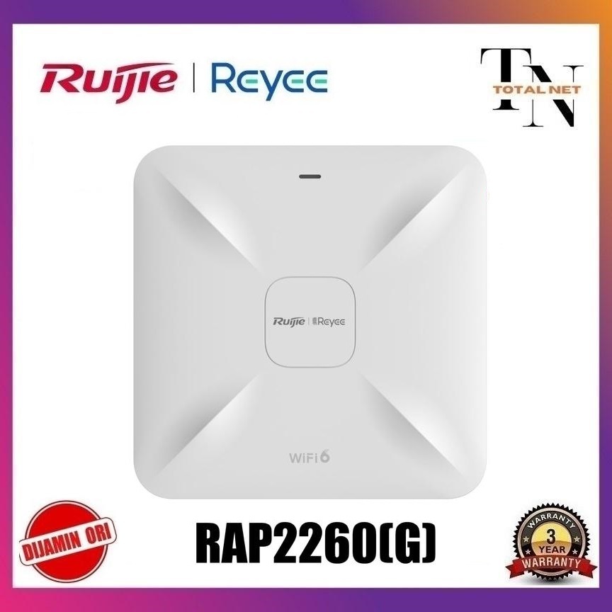 Jual Ruijie RG-RAP2260(G) Reyee Wi-Fi 6 AX1800 Ceiling Access Point RG ...