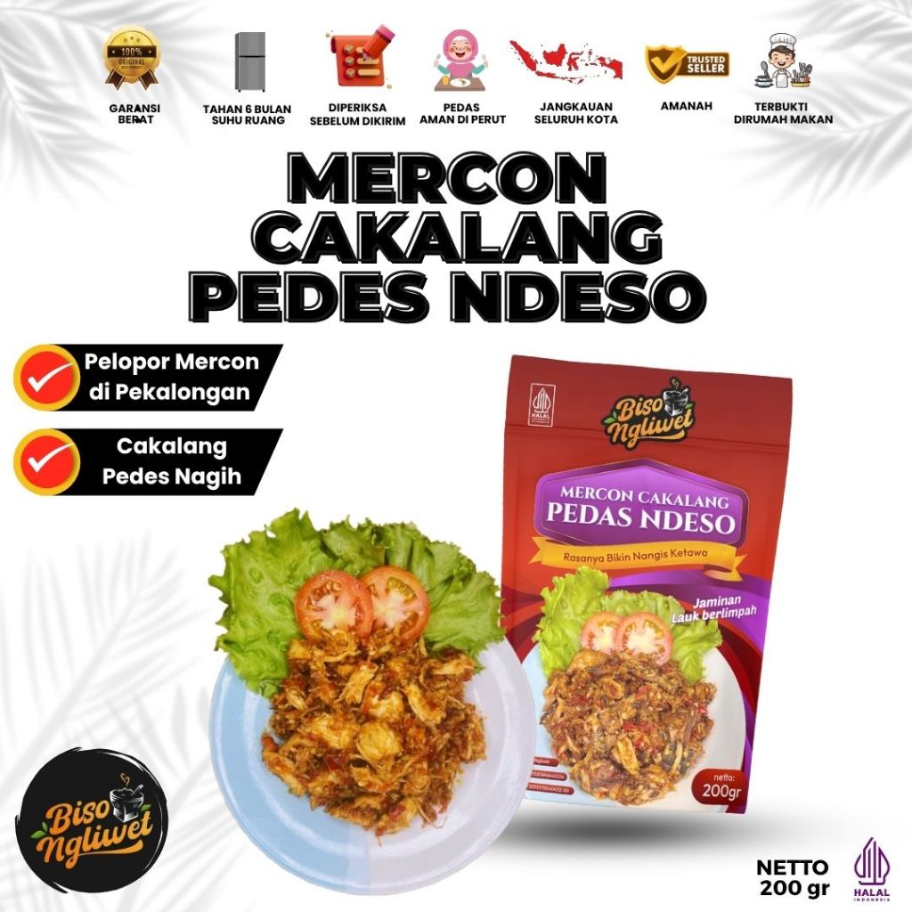 Jual Mercon Cakalang Pedas Ndeso | Ayam Suwir Medhog | Iga Petir Biso Ngliwet 200 Gr Lauk Siap ...