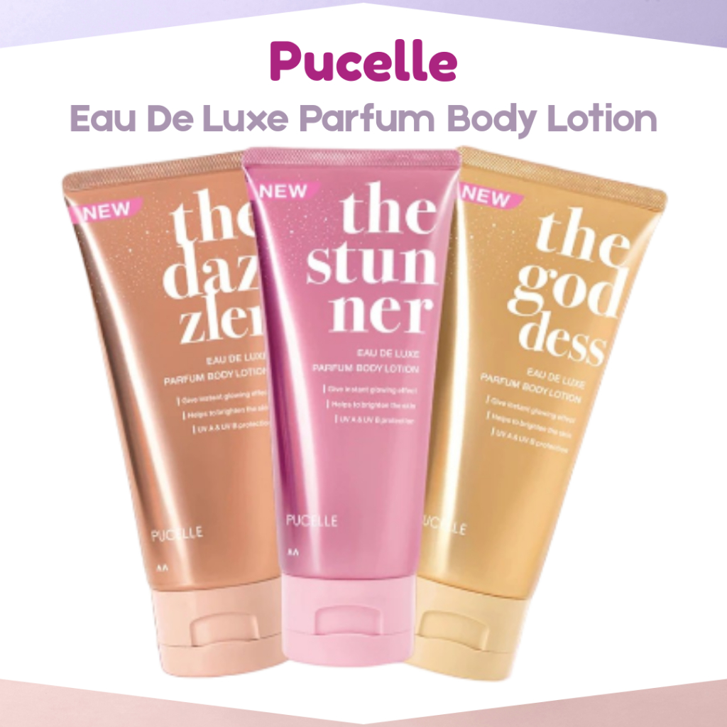 Jual Pucelle Eau De Luxe Parfum Body Lotion 160ml/Losion Tubuh | Shopee ...