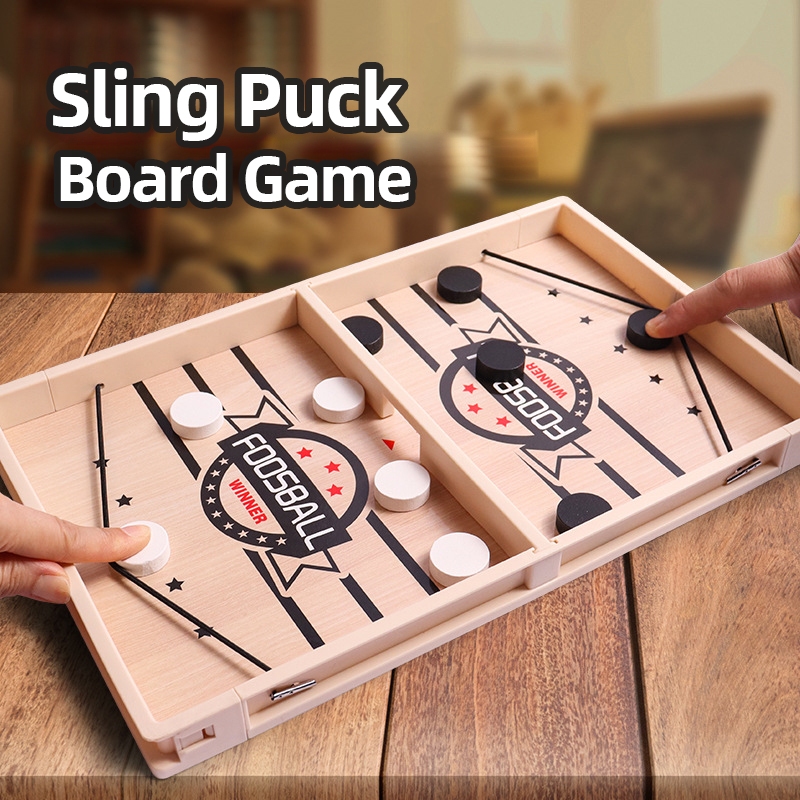 Jual Geetoy Sling Puck Board Game Game Puck Fast Sling Foosball Mainan ...