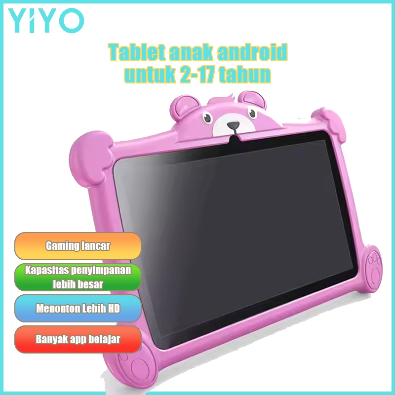 Jual YIYO Tablet PC Kids 8+256GB Murah Android Tablet Anak Asli Tab HD ...