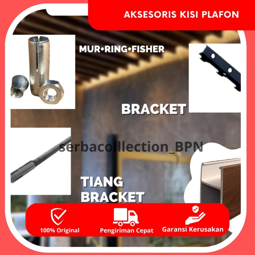 Jual Aksesoris Kisi - Kisi Plafon l Bracket ceiling l Tiang Bracket ...